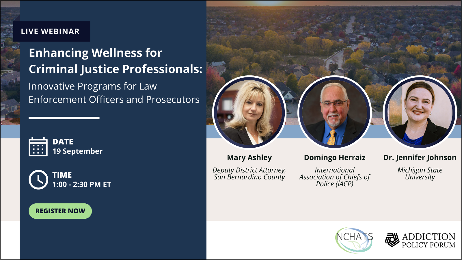 Webinar Recording: Enhancing Wellness for Criminal Justice ...
